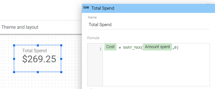 Data Studio Convert NULL Values To Zero For Calculated Fields